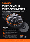 Holset Titanium Turbocharger Impeller Billet Compressor Wheel HE800FG/HX82/HX83 2835438 Hot Sell in STOCK